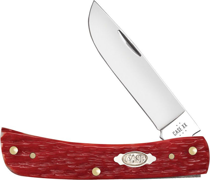 Case Cutlery Sod Buster Jr Dark Red Bone CS – Arkansas Knife Shop